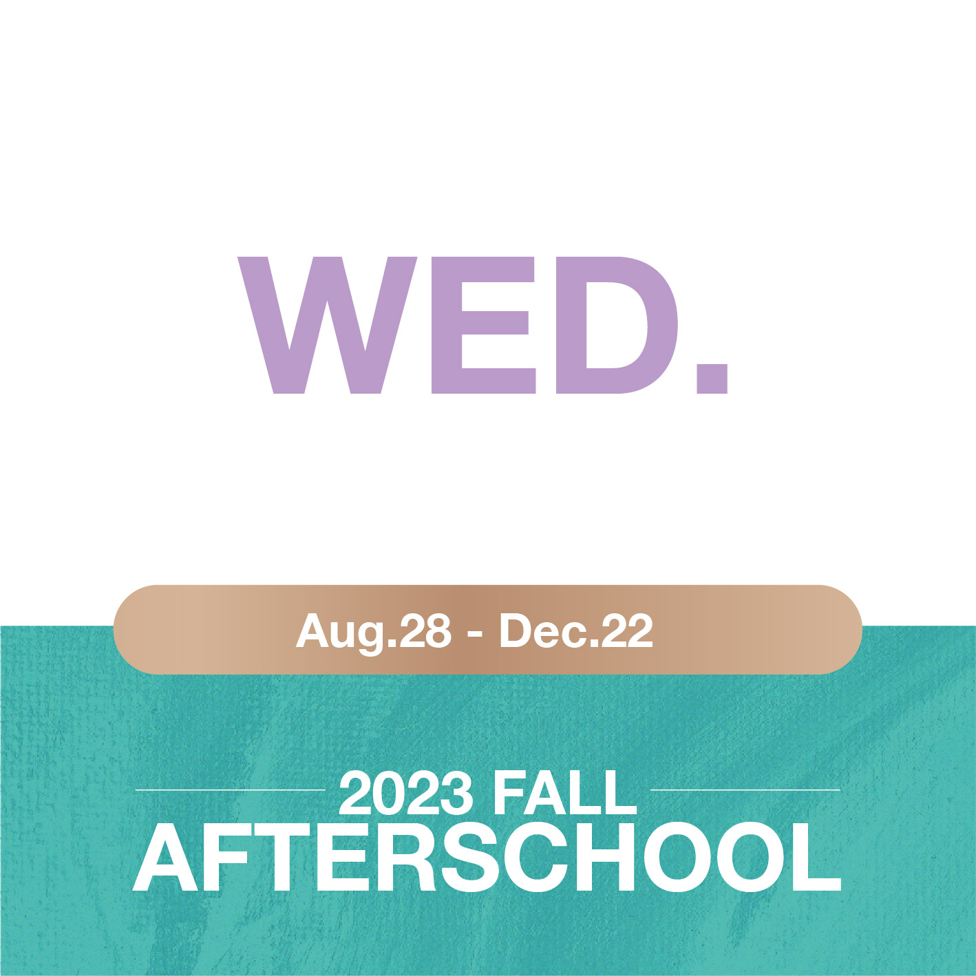 Wednesday Fall 2023 After School CCACC Academy Wednesday Fall 2023 After School CCACC Academy